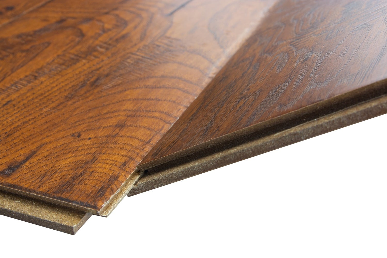 How does laminate flooring click together?