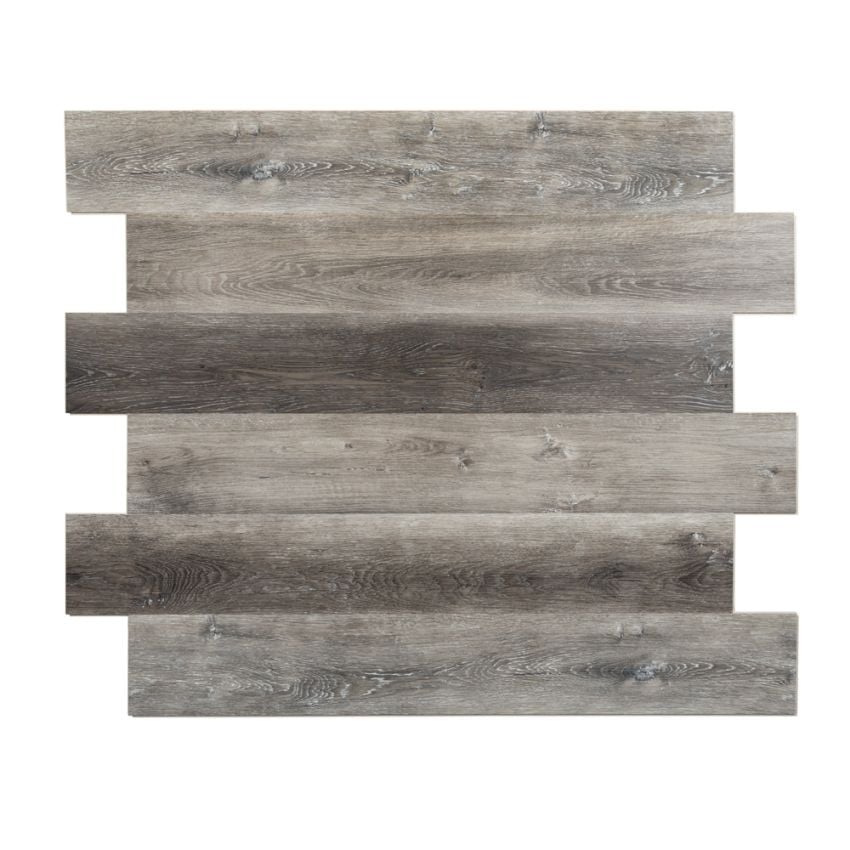 Bestlaminate Vinduri Ultra Aspen Gray Oak 5mm 20 mil Vinyl Flooring w/Pad