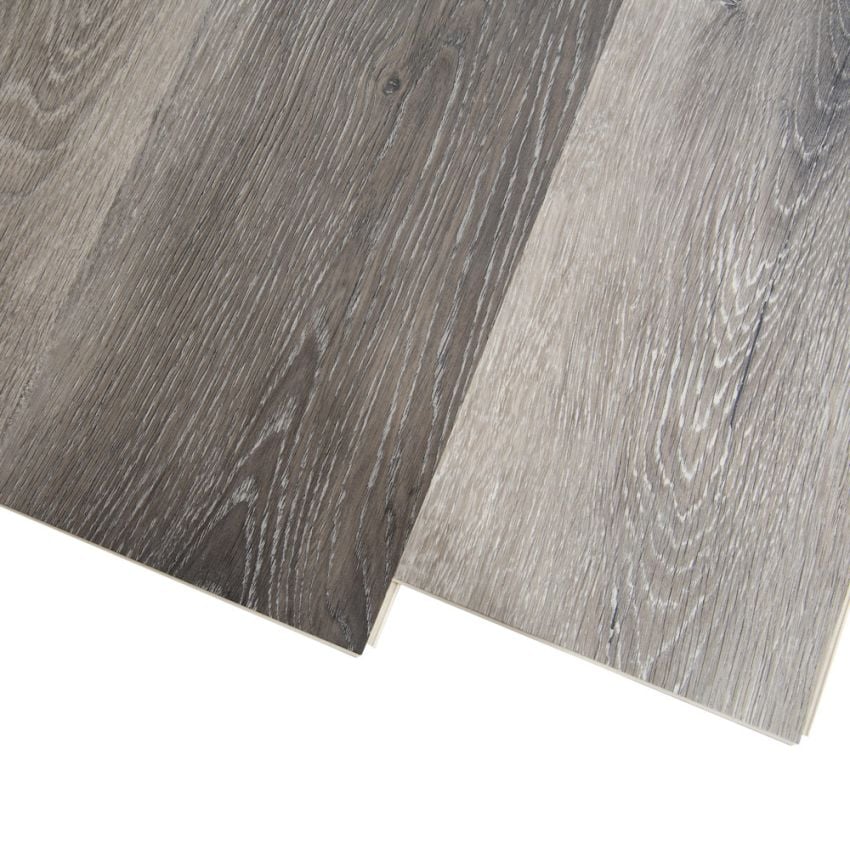 Bestlaminate Vinduri Ultra Aspen Gray Oak 5mm 20 mil Vinyl Flooring w/Pad