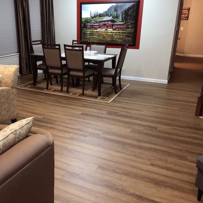 COREtec Plus 5" Plank Dakota Walnut WPC Vinyl Flooring