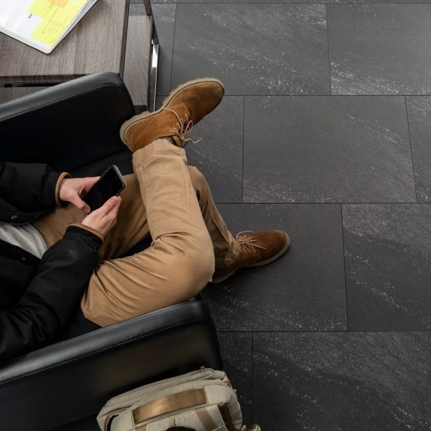 COREtec Plus Enhanced Tile Vela 8mm 20 mil WPC Vinyl Tile Flooring