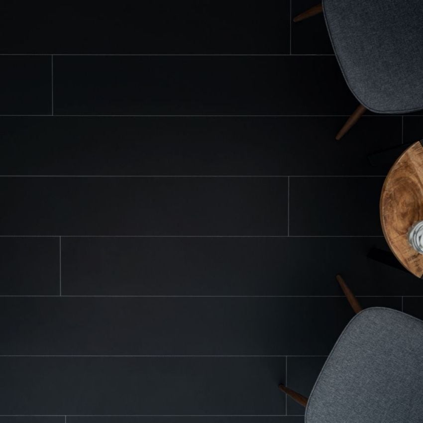 Falquon Prestige Black Matte Vinyl Flooring | Bestlaminate